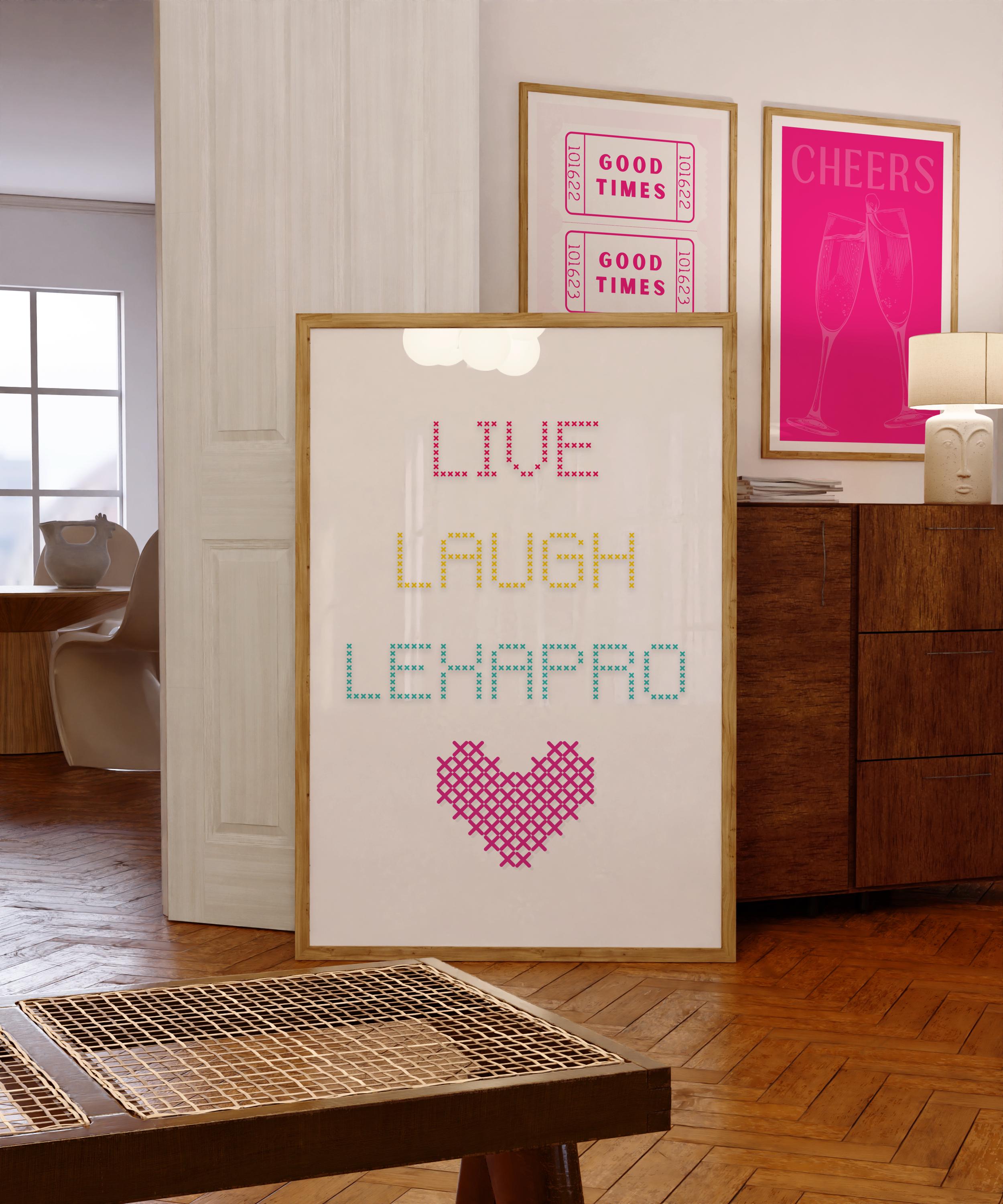 Live Laugh Lexapro Sign, College Apartment Prints Mental Health, It's ...