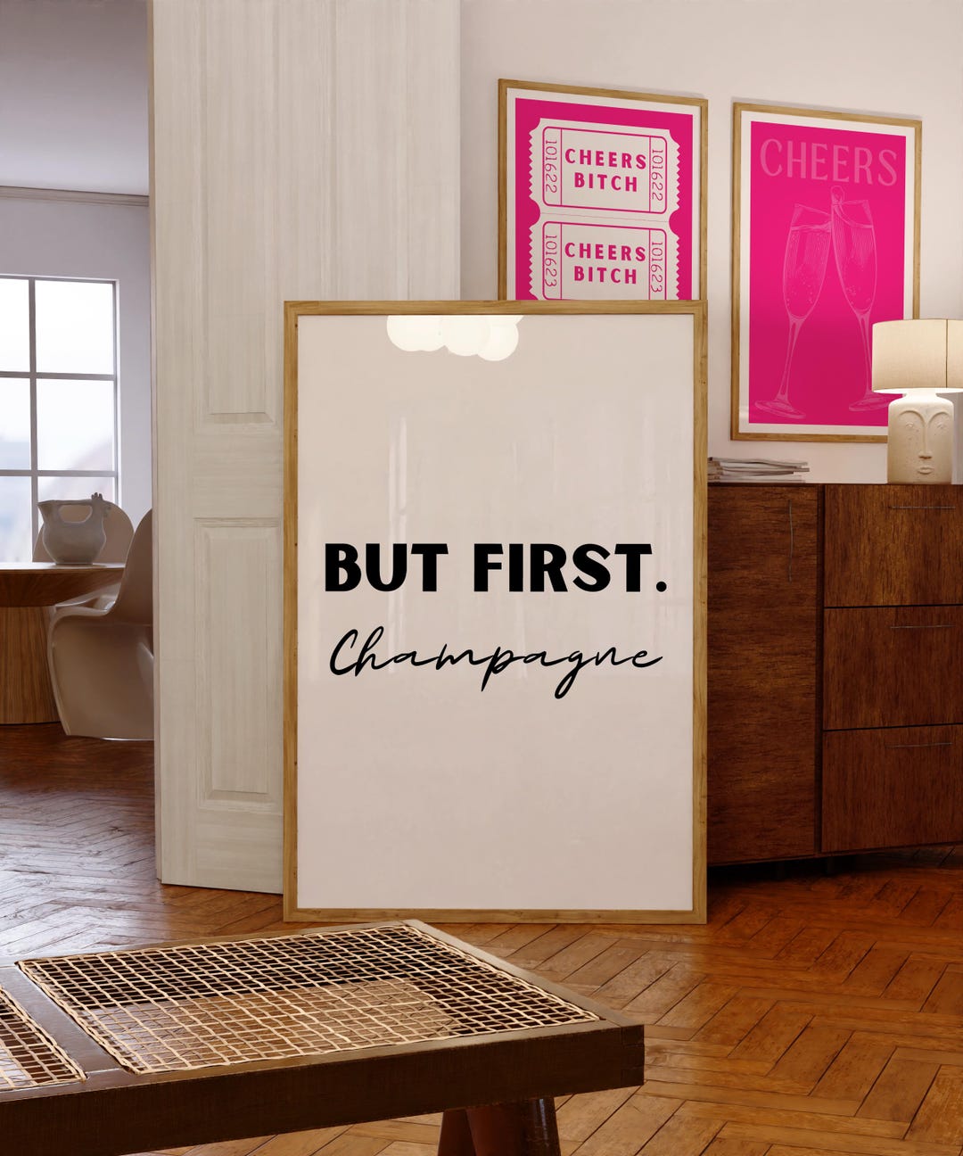 But First Champagne Sign Digital Download but First Cocktails, Sign for ...