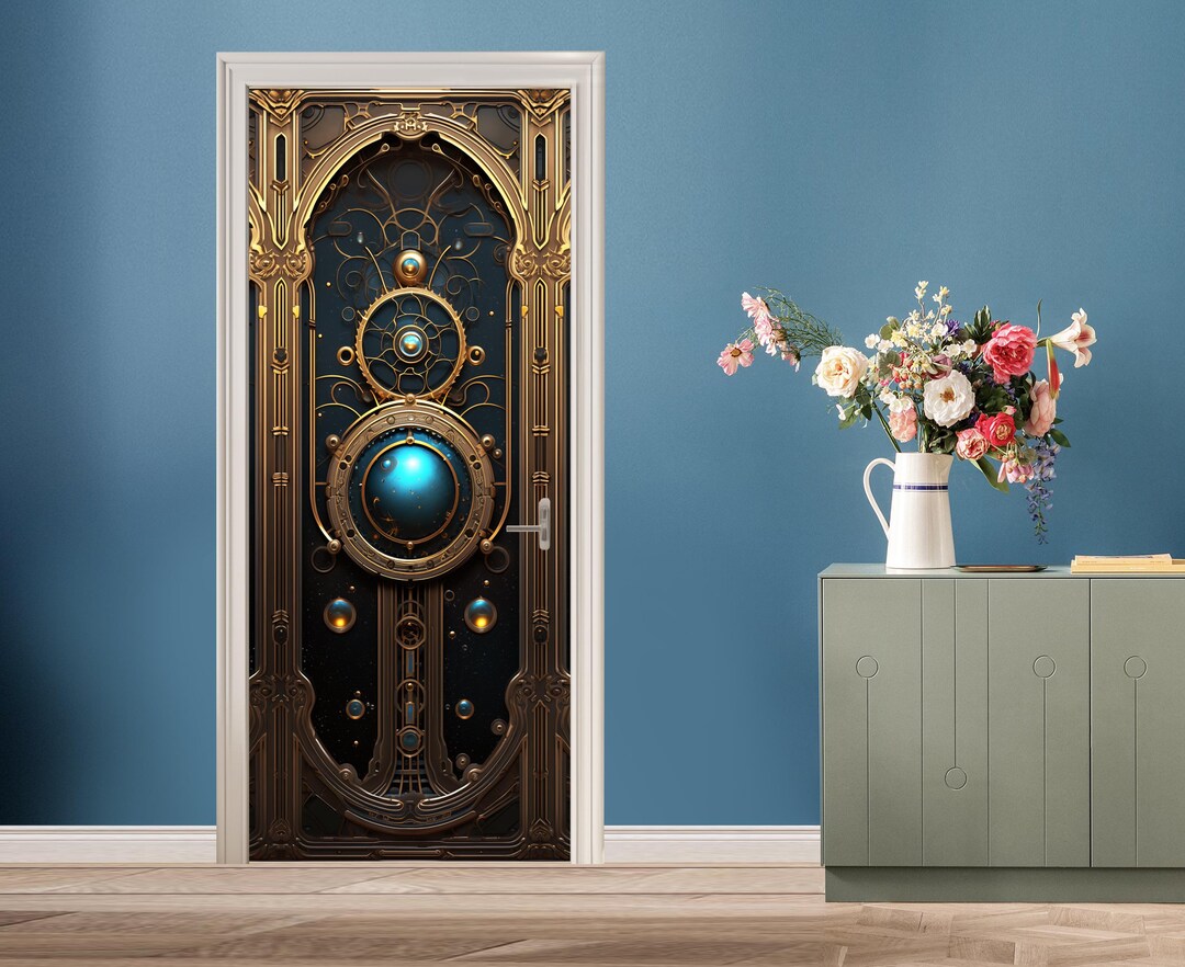 Fabulous Door Sticker, Tale Door Self-adhesive, Space Peel &steek ...