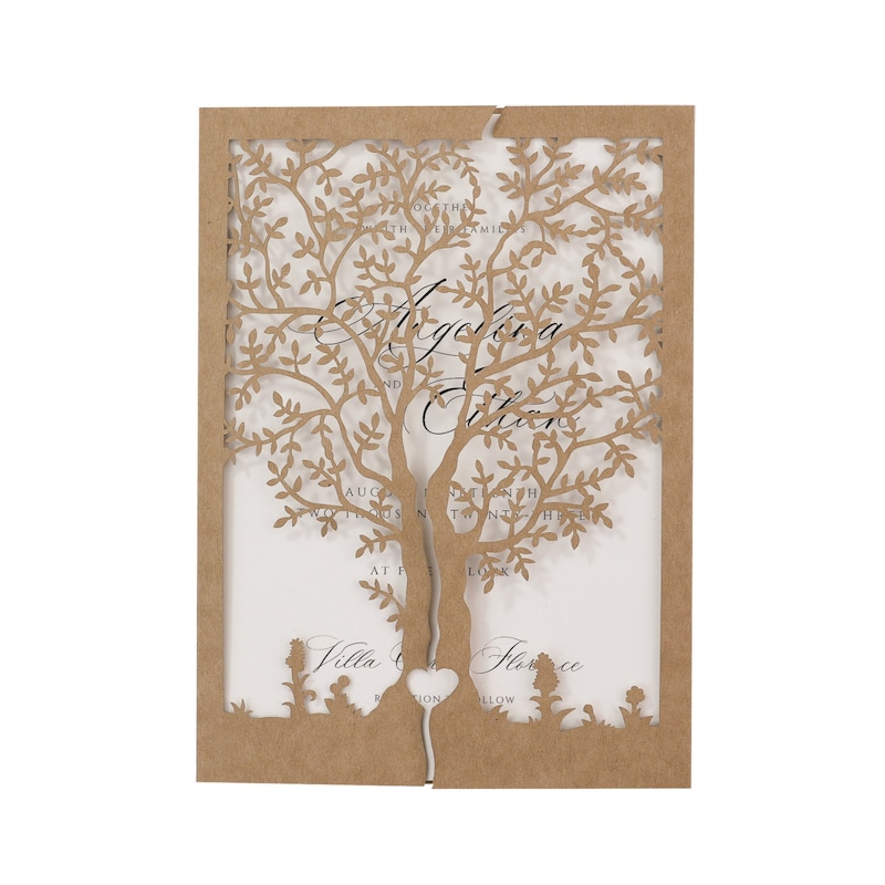Tree Wedding Invitation - Etsy