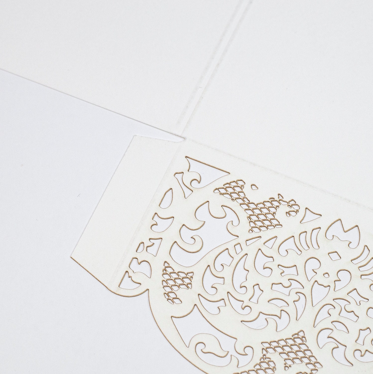 Ivory Laser Cut Lace Covers Only Fit to 4 Inserts main | Etsy