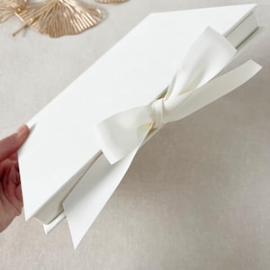 Velvet Box for 5x7" Party Invitations, Ivory Velvet Wedding Invitations ...