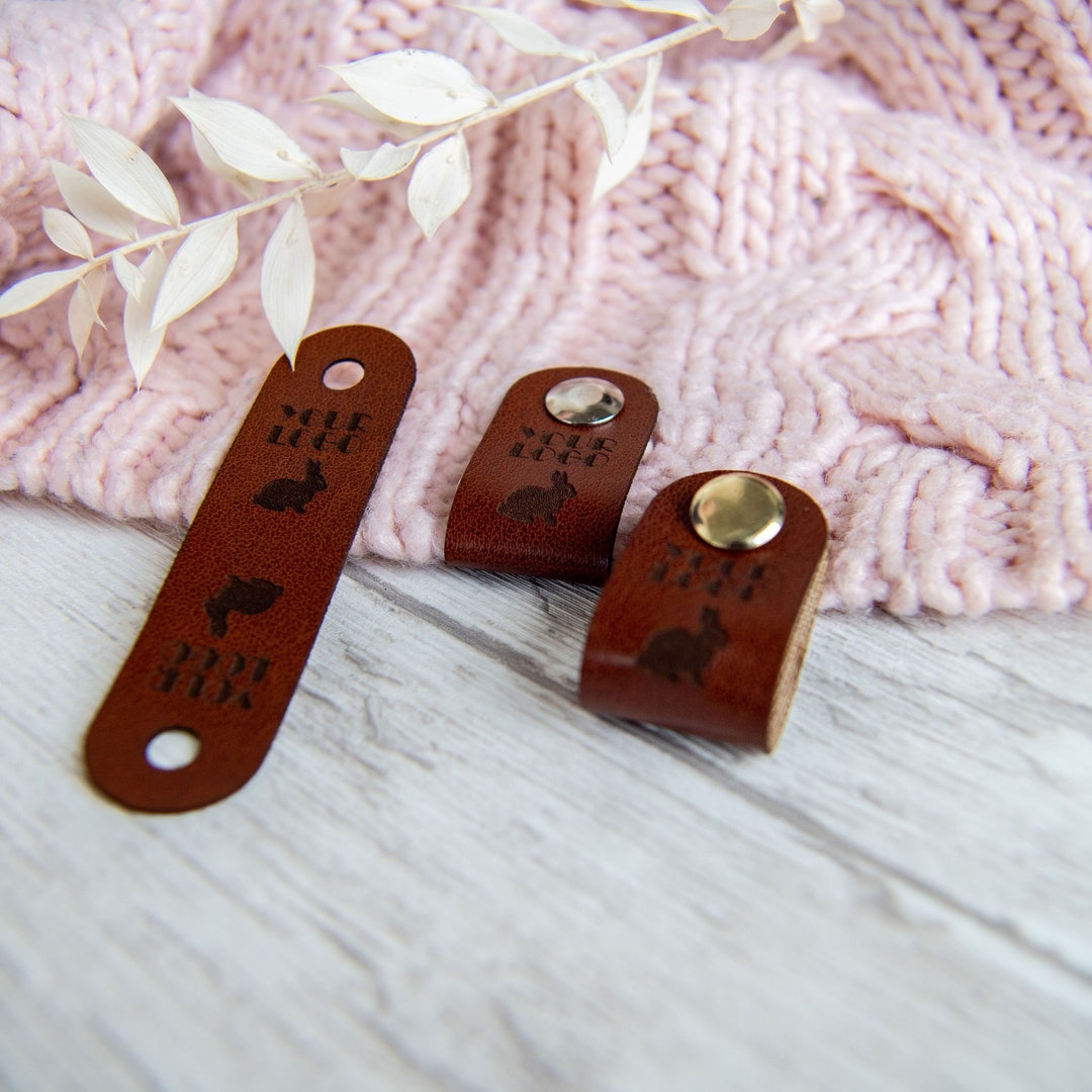 Personalized Folded Labels With Your Logo and Rivet | Pack of Rivet ...