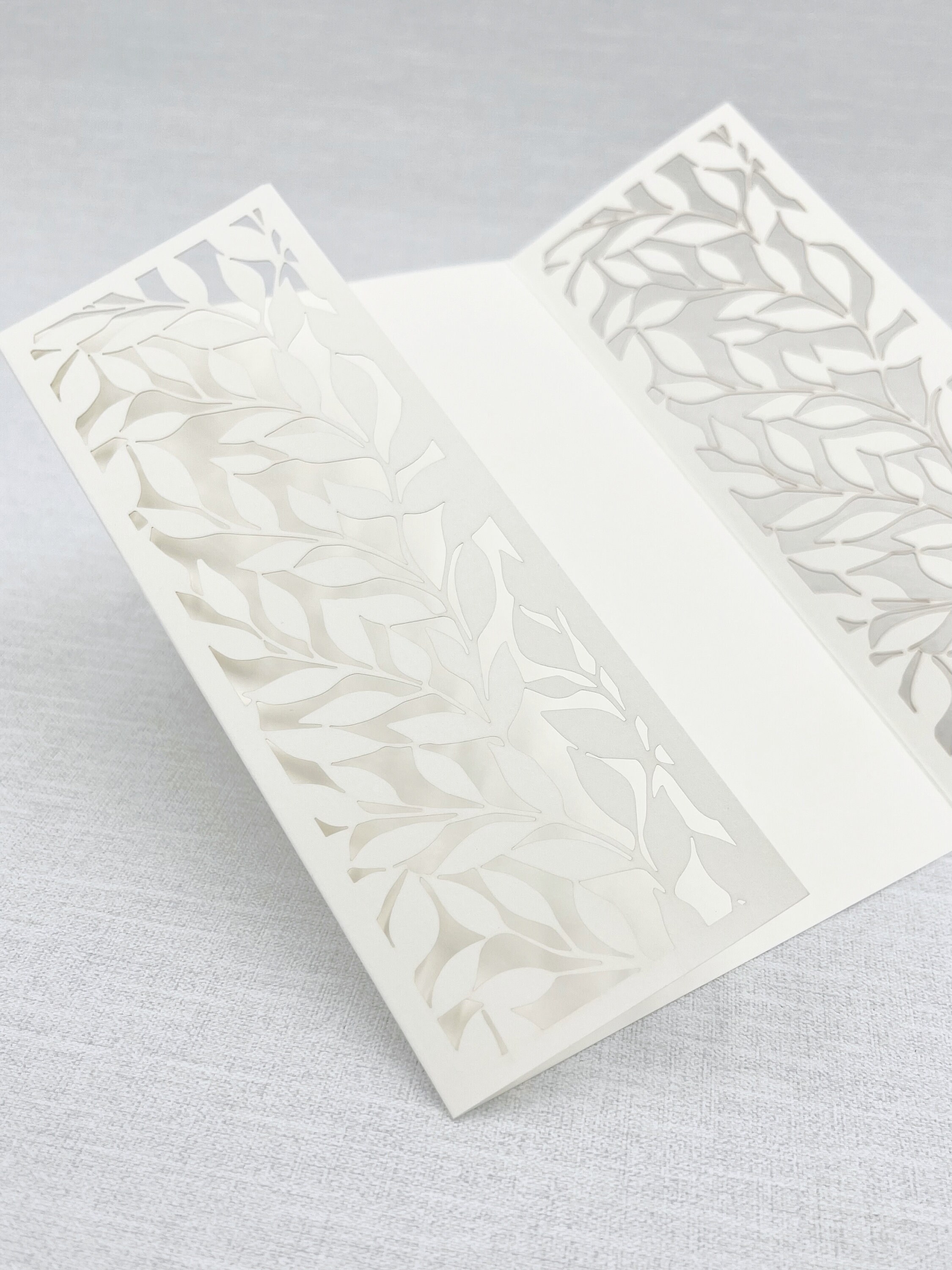 Laser Cut Cover for 5x7 Wedding Invitation - Custom Color, DIY Invite ...