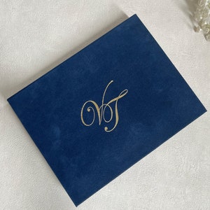 Luxury Wedding Invitation Box With Custom Wedding Logo or Wedding ...
