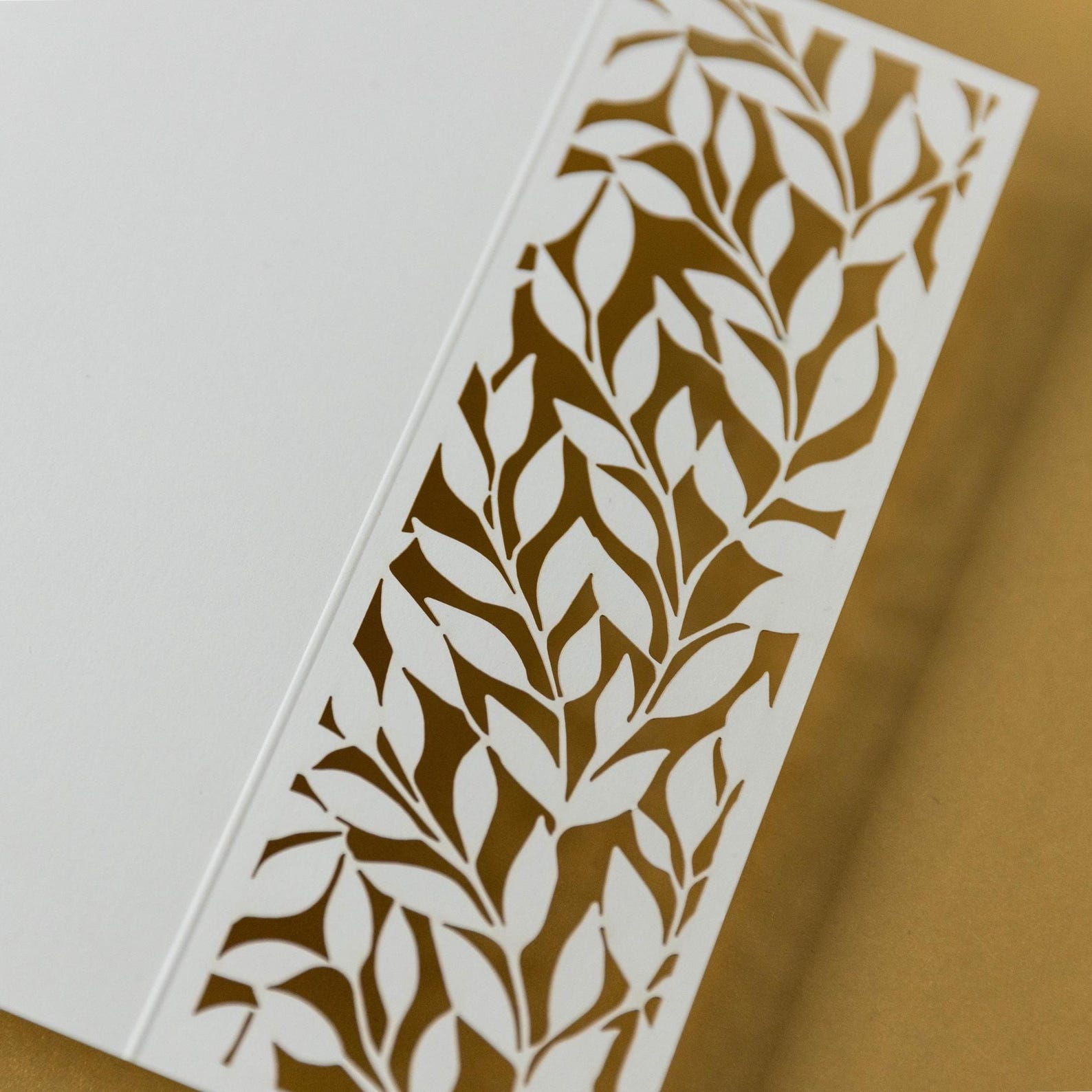 Laser Cut Cover for 5x7 Wedding Invitation - Custom Color, DIY Invite ...