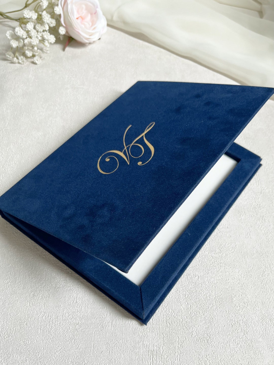 Luxury Wedding Invitation Box With Custom Wedding Logo or Wedding ...