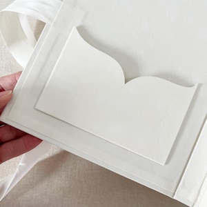 Velvet Box for 5x7" Party Invitations, Ivory Velvet Wedding Invitations ...