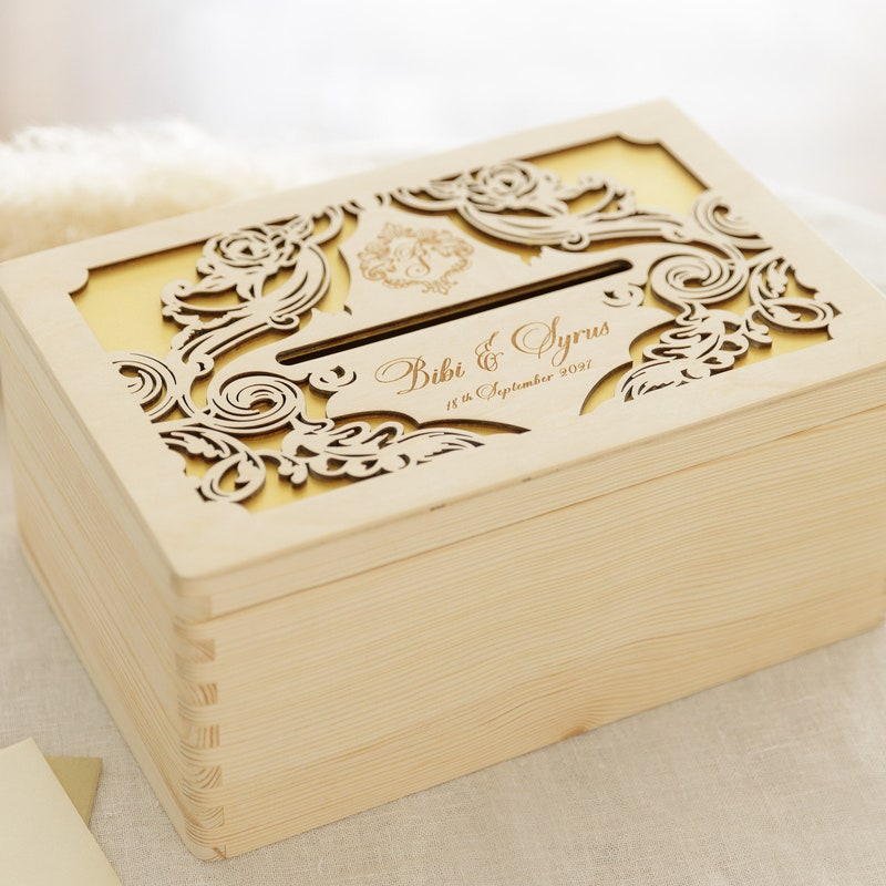 Rustic Card Box - Etsy