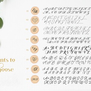 Personalized Wax Seal Stickers, Self-adhesive Monogram Wax Seals ...