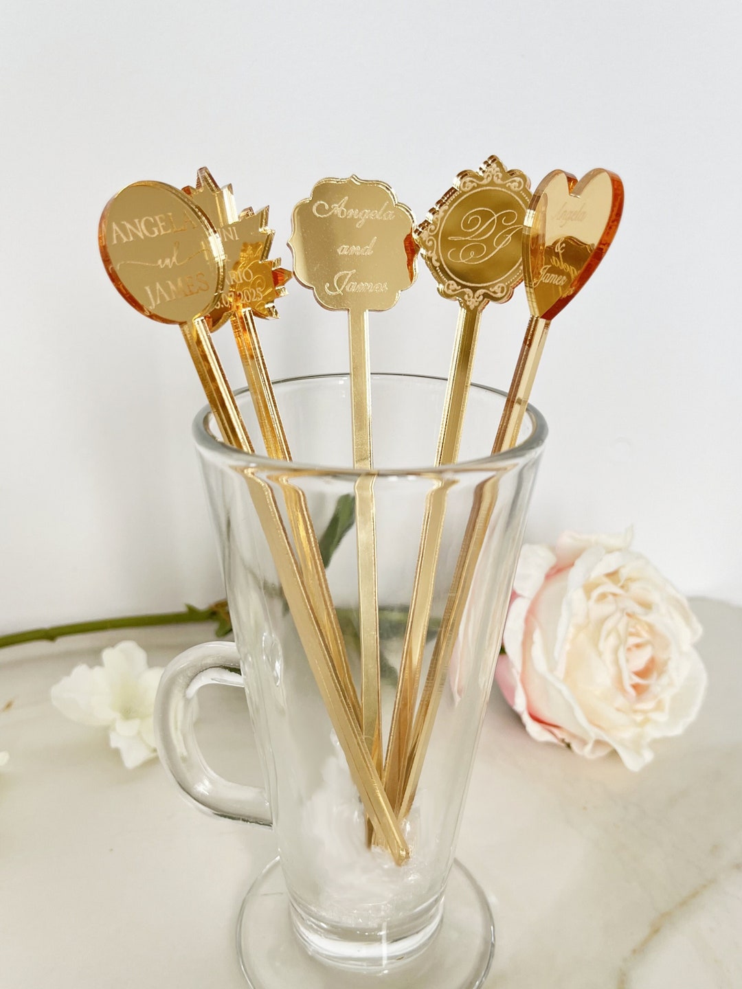 Custom Cocktail Stirrer, Personalized Drink Stir Stick, Swizzle Stick ...