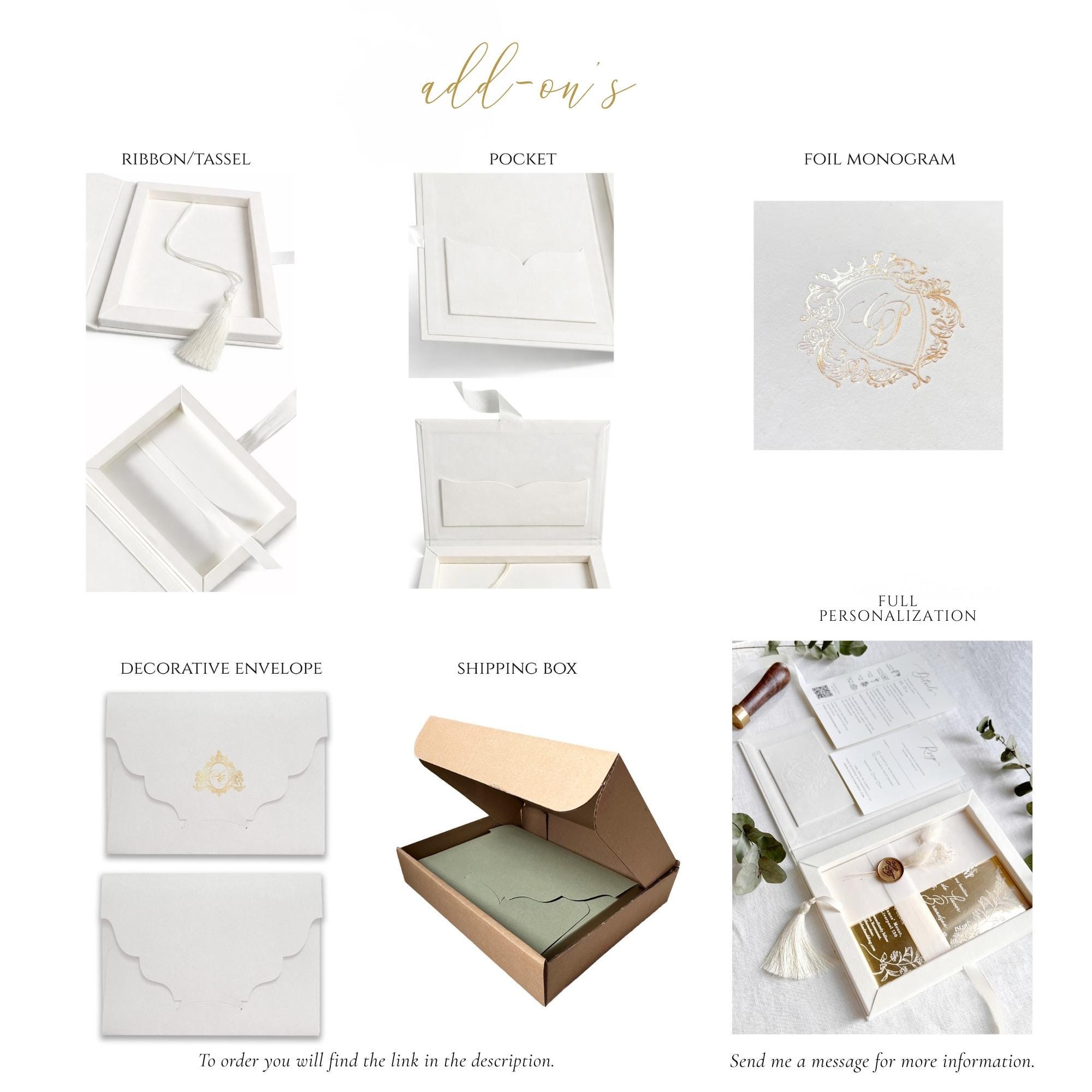 Velvet Wedding Invitation Box With Custom Logo/monogram, Royal Blue ...