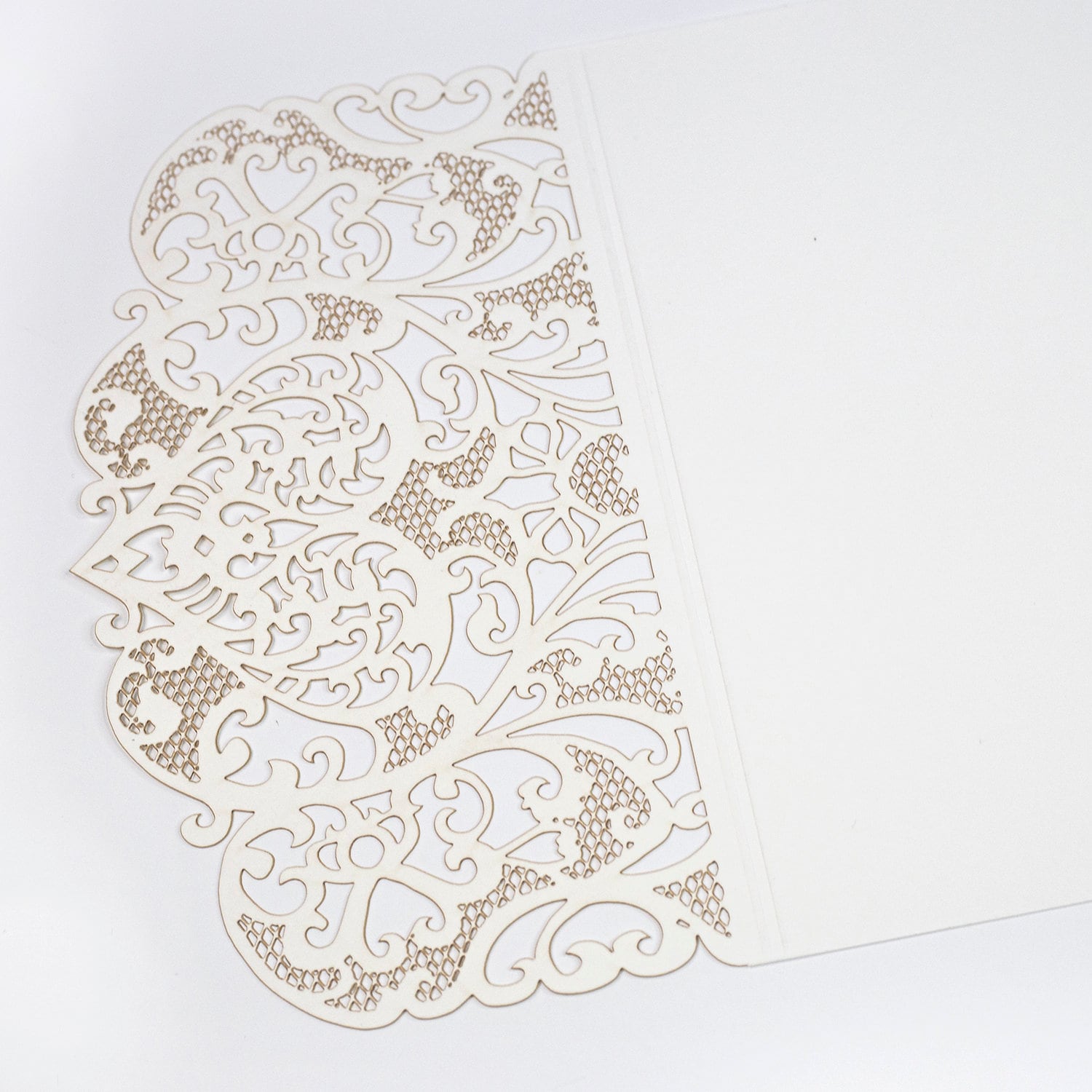 Ivory Laser Cut Lace Covers Only Fit to 4 Inserts main | Etsy