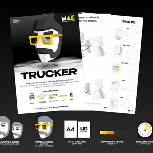DIY Trucker Mask: Craft Your Own Funny Character With a Low Poly ...