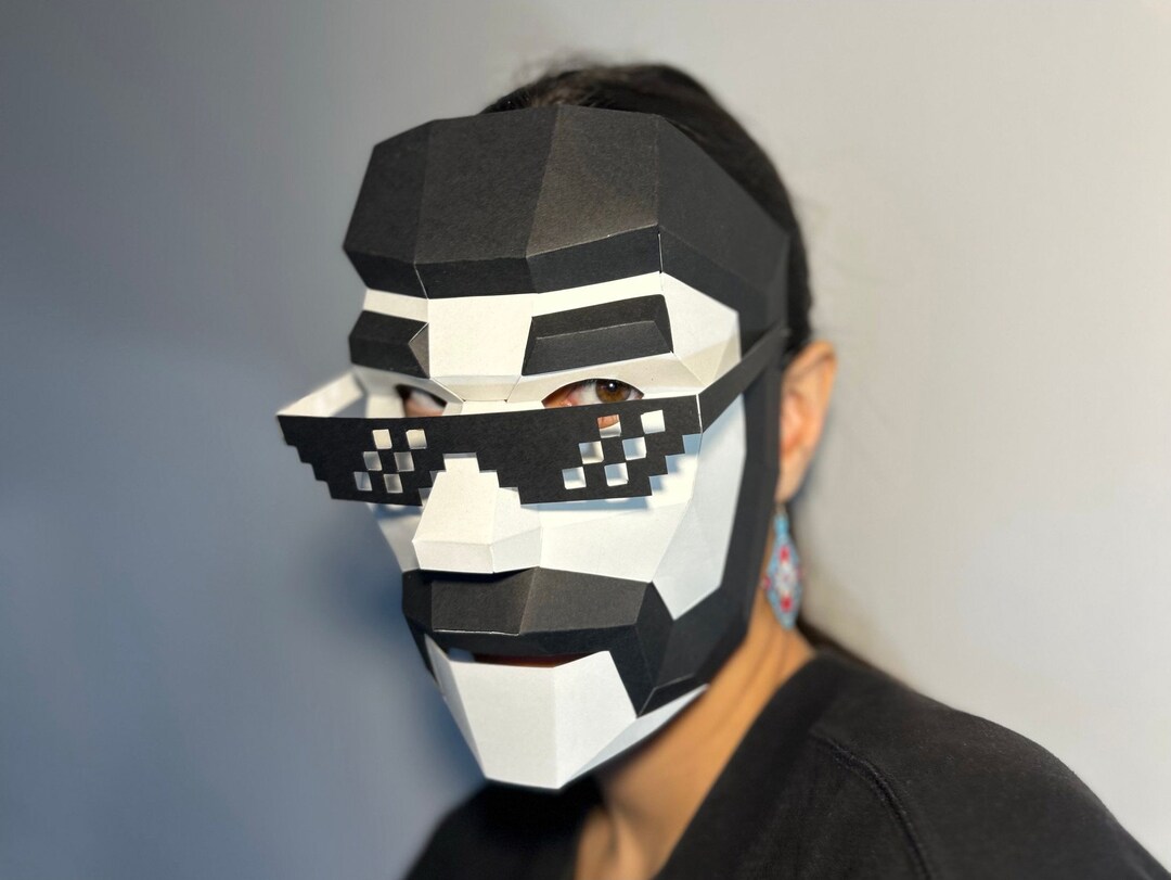 DIY Trucker Mask: Craft Your Own Funny Character With a Low Poly ...