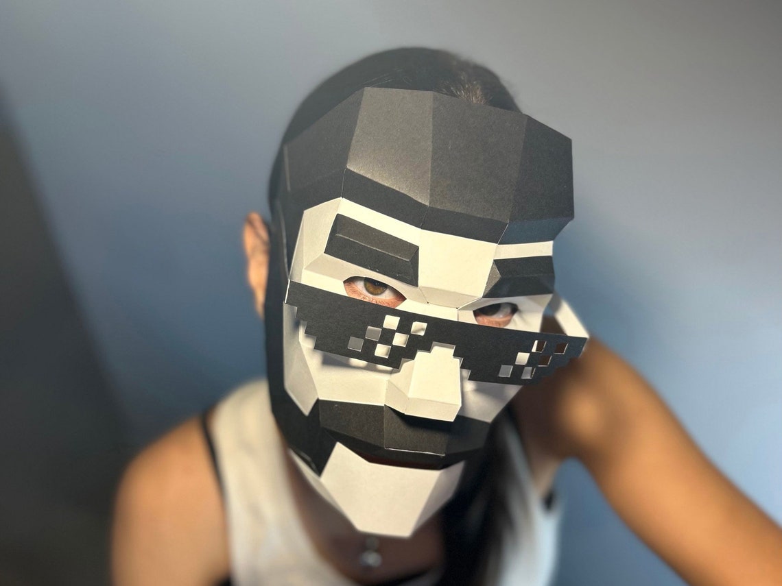 DIY Trucker Mask: Craft Your Own Funny Character With a Low Poly ...