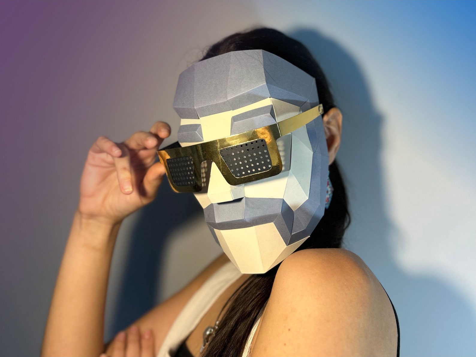 DIY Trucker Mask: Craft Your Own Funny Character With a Low Poly ...