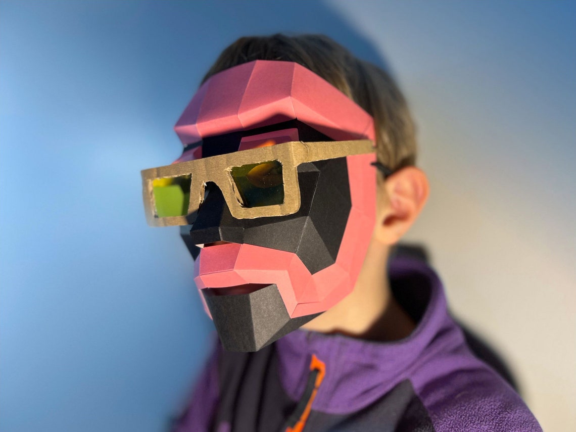 DIY Trucker Mask: Craft Your Own Funny Character With a Low Poly ...