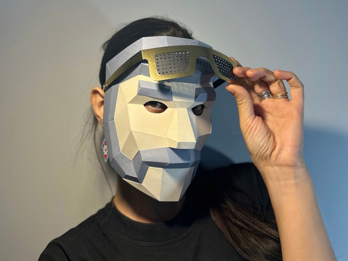 DIY Trucker Mask: Craft Your Own Funny Character With a Low Poly ...