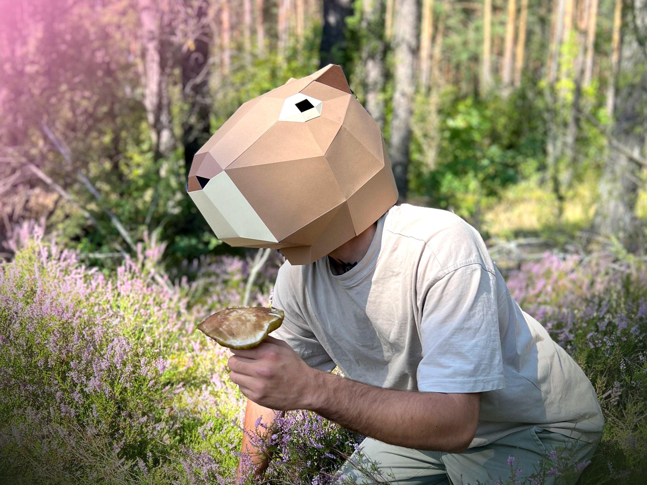 DIY Capybara Mask: Craft Your Own Funny and Cute Capybara. After ...