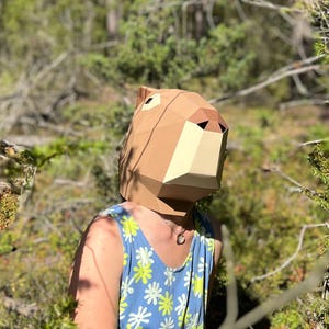 DIY Capybara Mask: Craft Your Own Funny and Cute Capybara. After ...