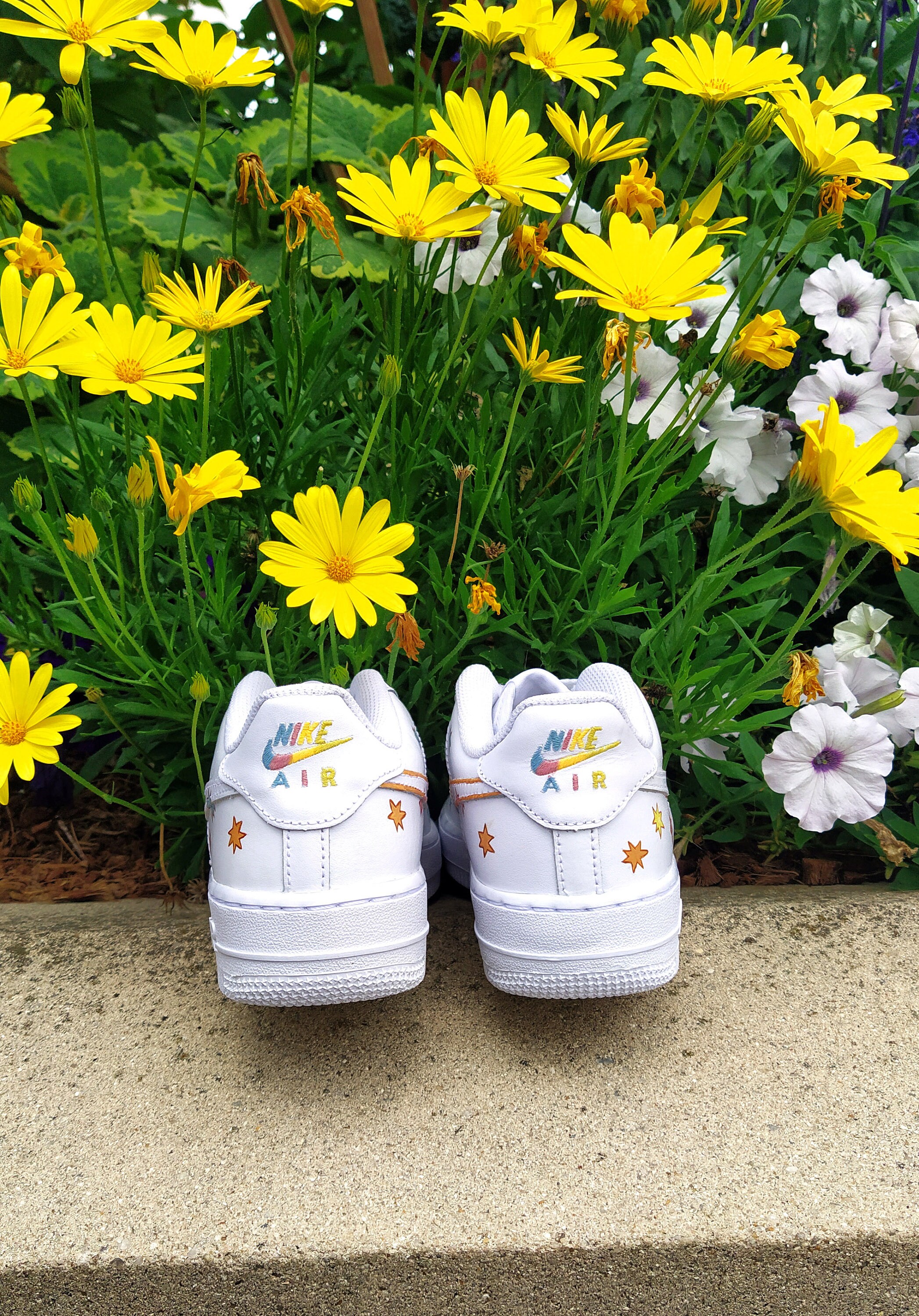 Nike Air Force 1 Custom, Air Force One, Custom Nike Shoes, Painted Air ...