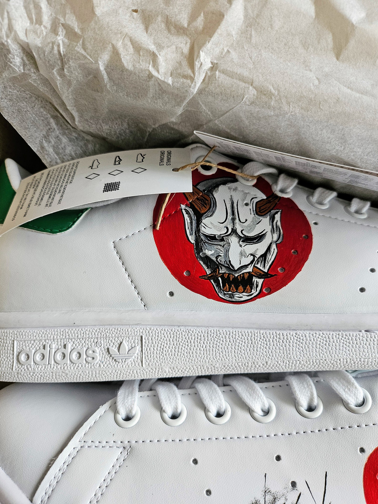 Custom Adidas Stan Smith | Nike Air Force 1 - Custom Shoes - Hand ...