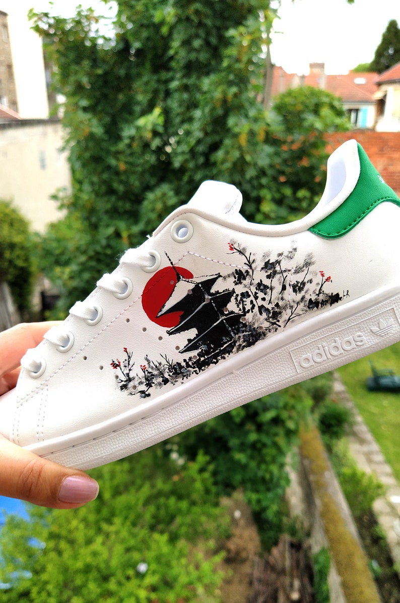 Custom Adidas Stan Smith | Nike Air Force 1 - Custom Shoes - Hand ...