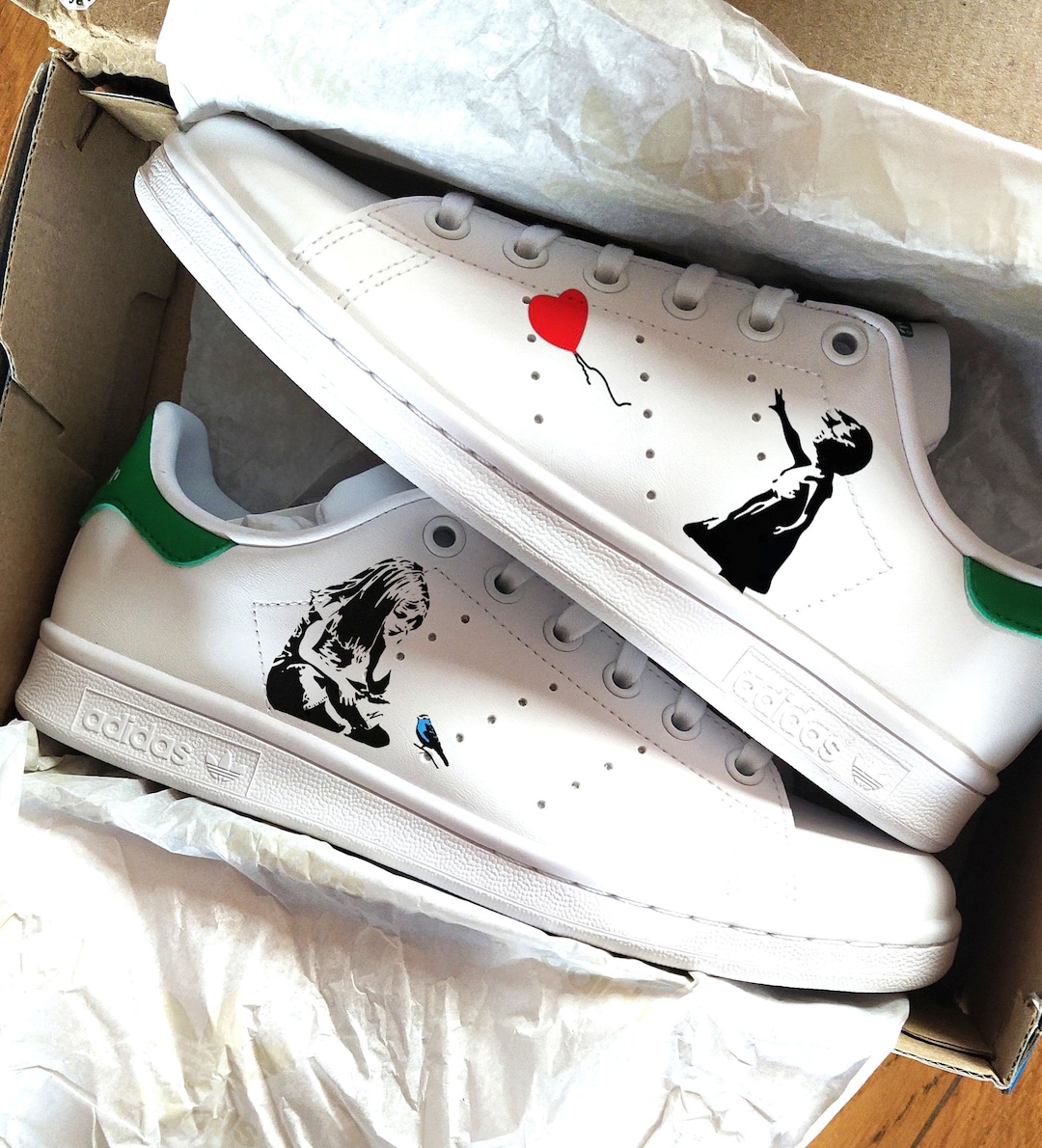 Custom Adidas Stan Smith | - Custom Sneaks - Hand Painted - Custom ...