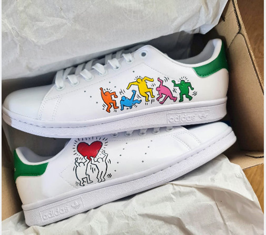 Customstan Smith - AF1 Nike Custom Shoes -hand Painted Shoes, Stitch ...