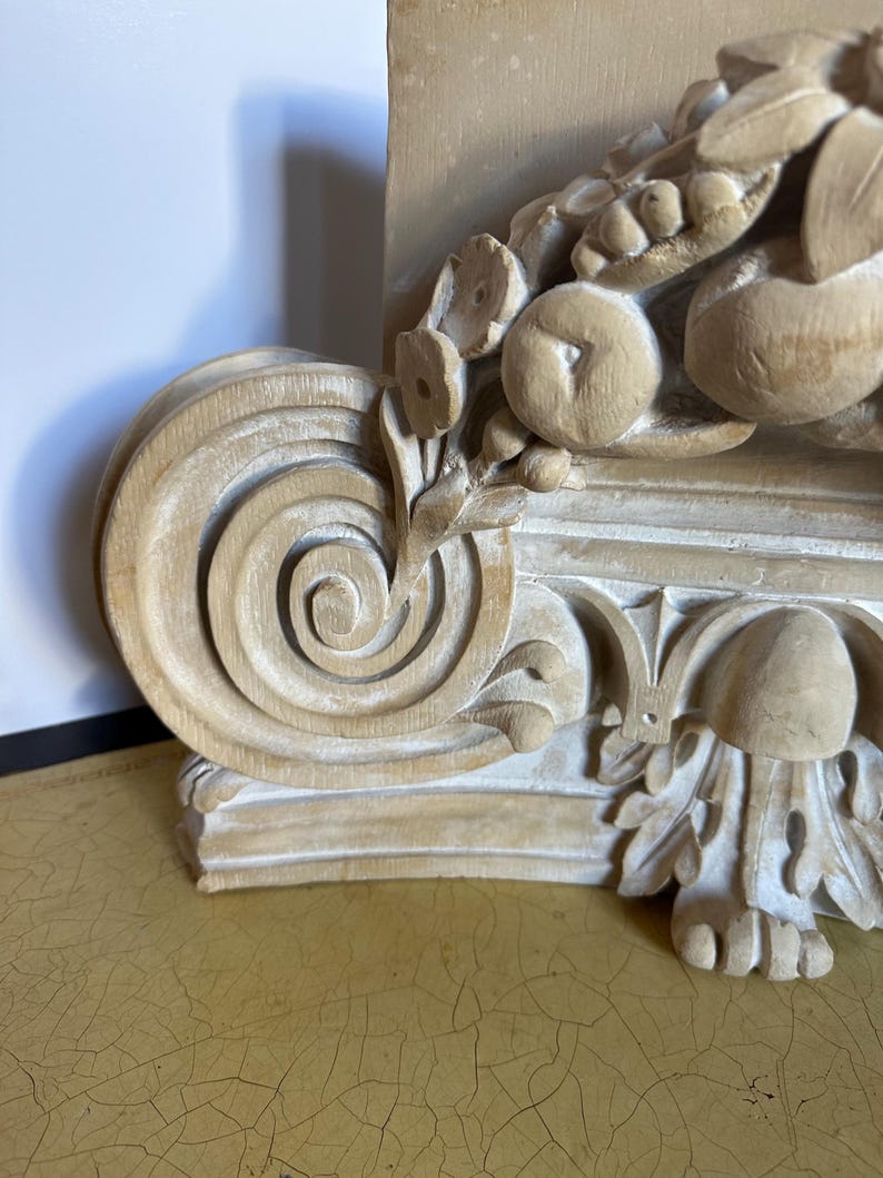 Plaster Pediment white - Etsy