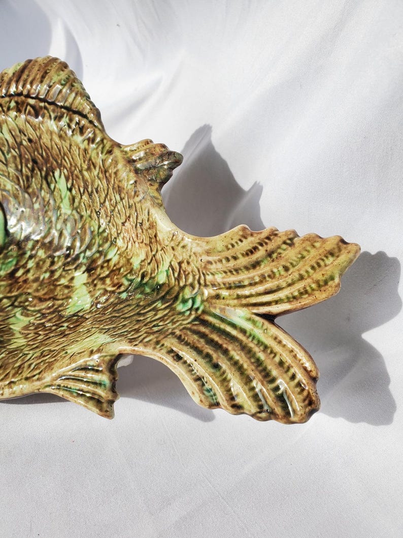 Handpainted Ceramic Fish Shaped Bowl - Etsy