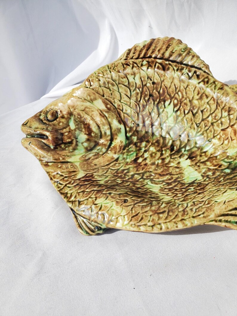 Handpainted Ceramic Fish Shaped Bowl - Etsy