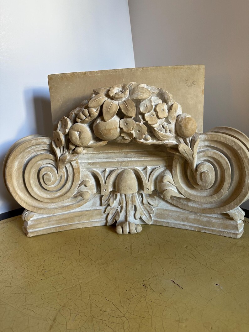 Plaster Pediment white - Etsy