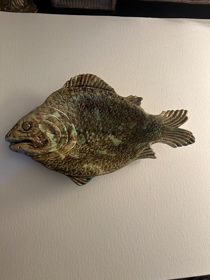 Handpainted Ceramic Fish Shaped Bowl - Etsy