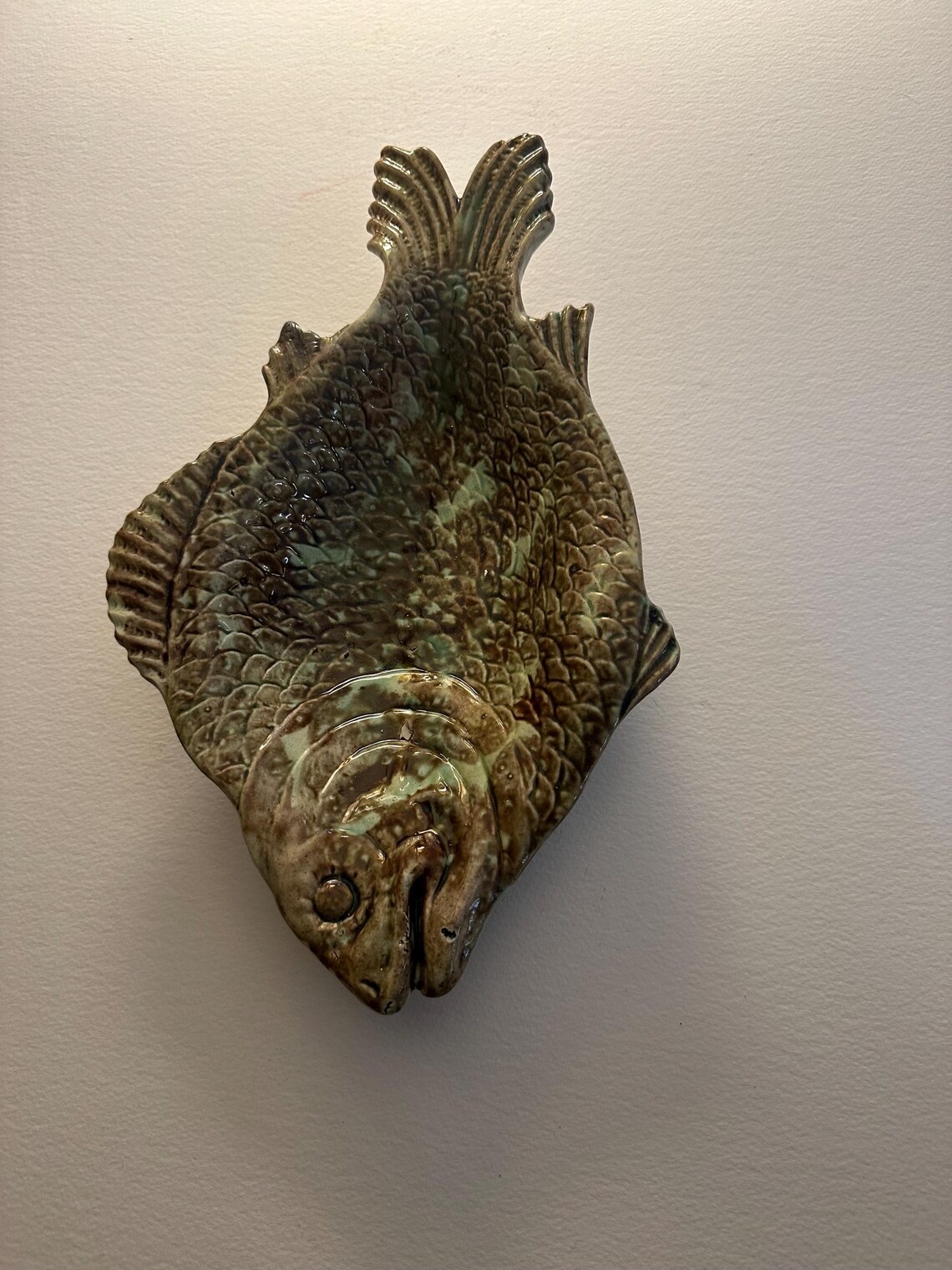 Handpainted Ceramic Fish Shaped Bowl - Etsy