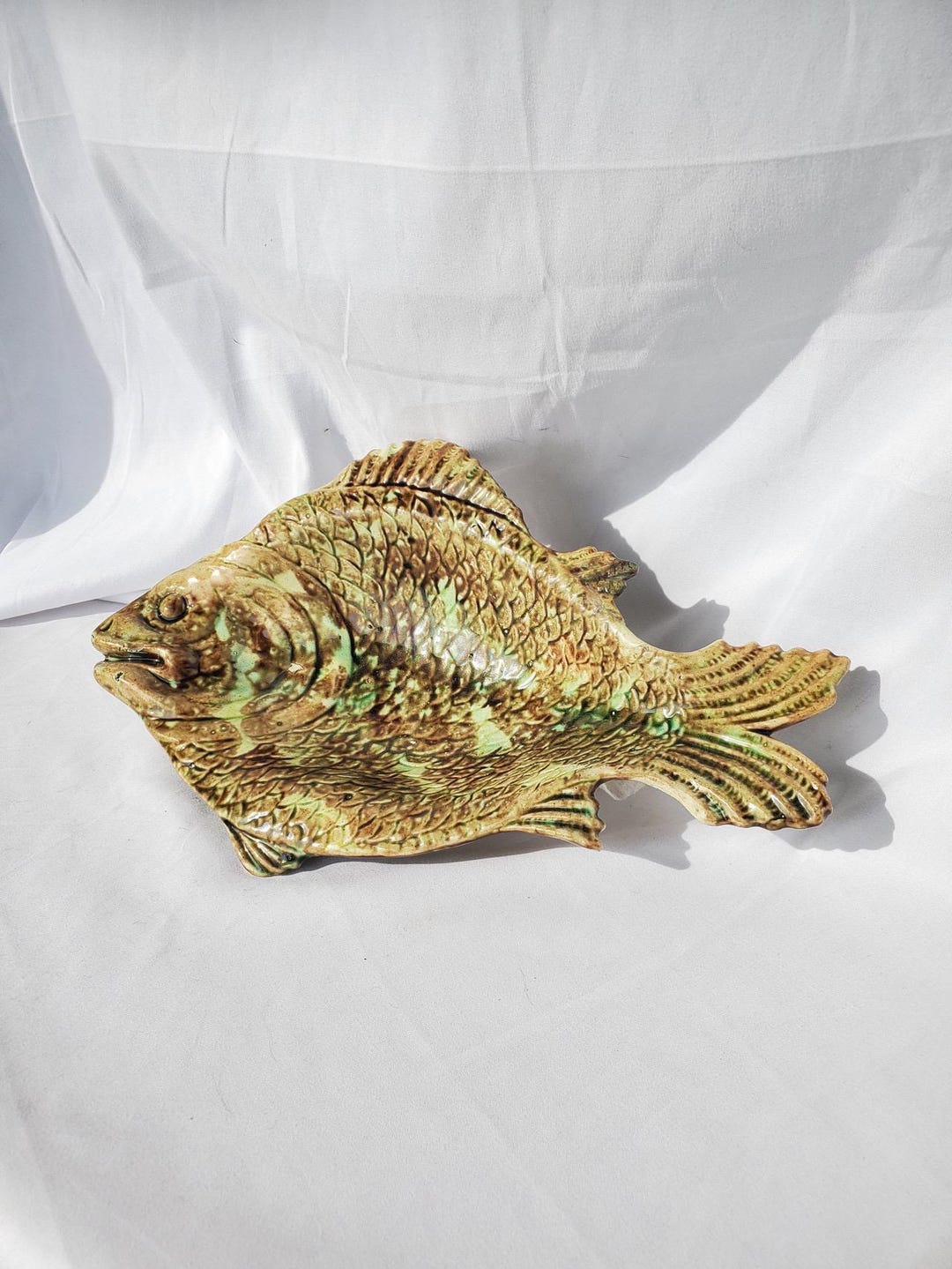 Handpainted Ceramic Fish Shaped Bowl - Etsy