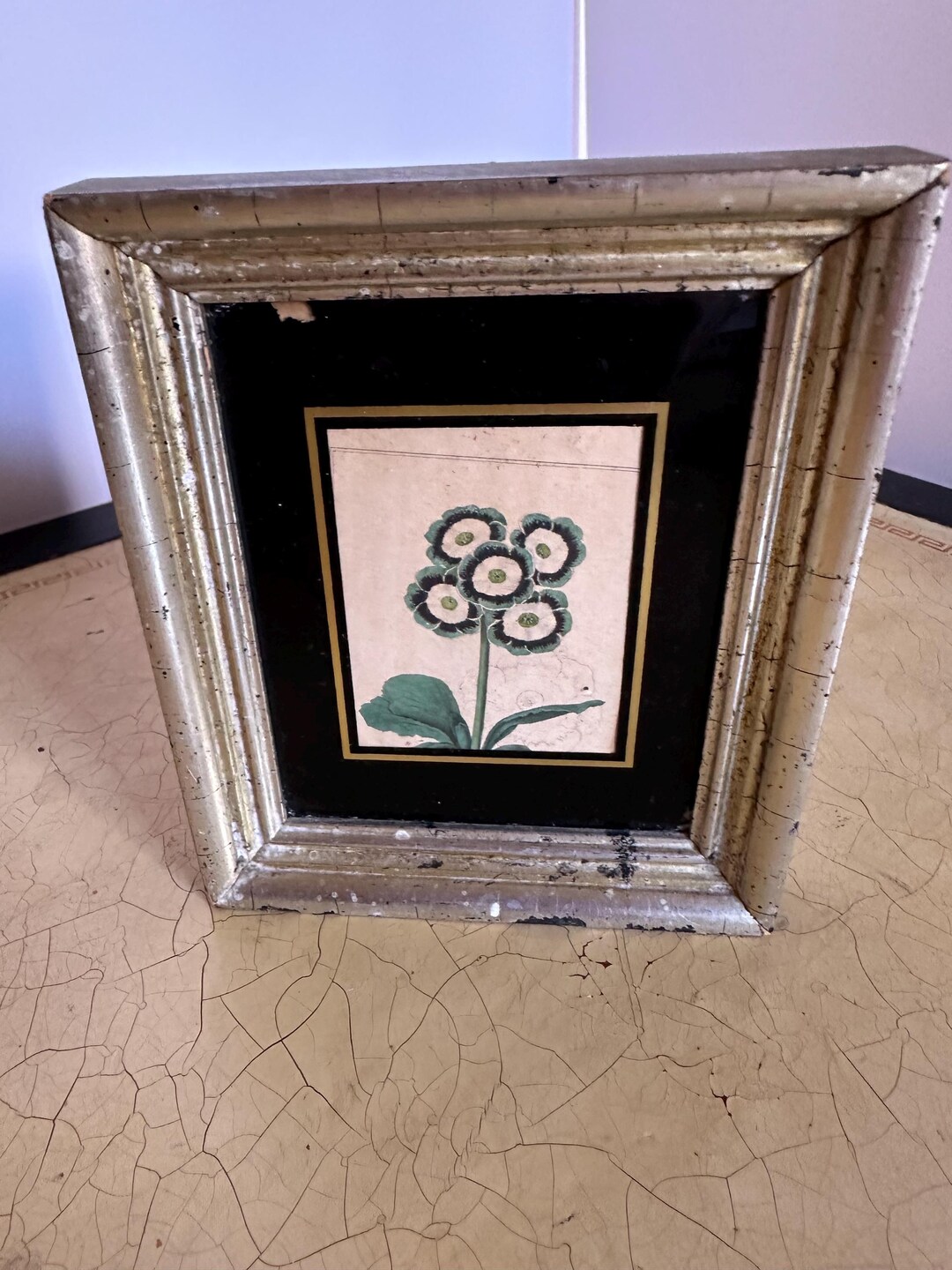 Antique Framed Floral Art - Etsy