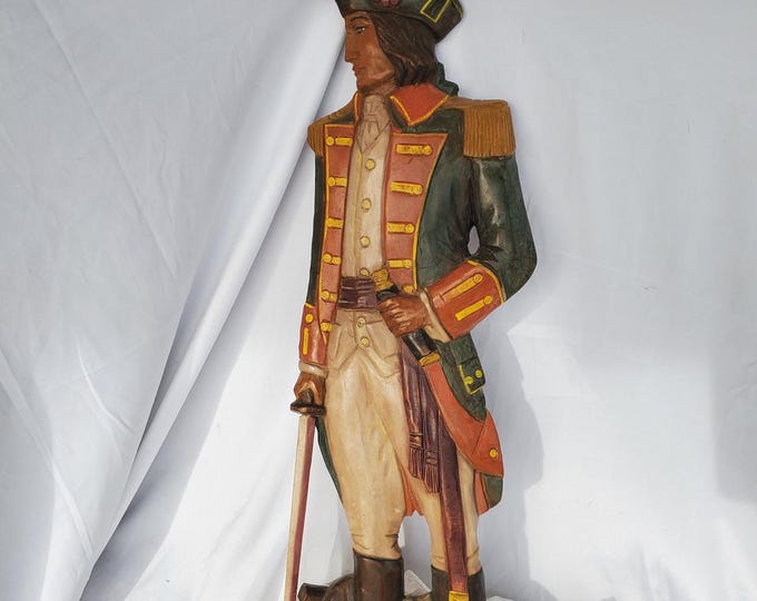 Wood Carving, Revolutionary Soldier - Etsy