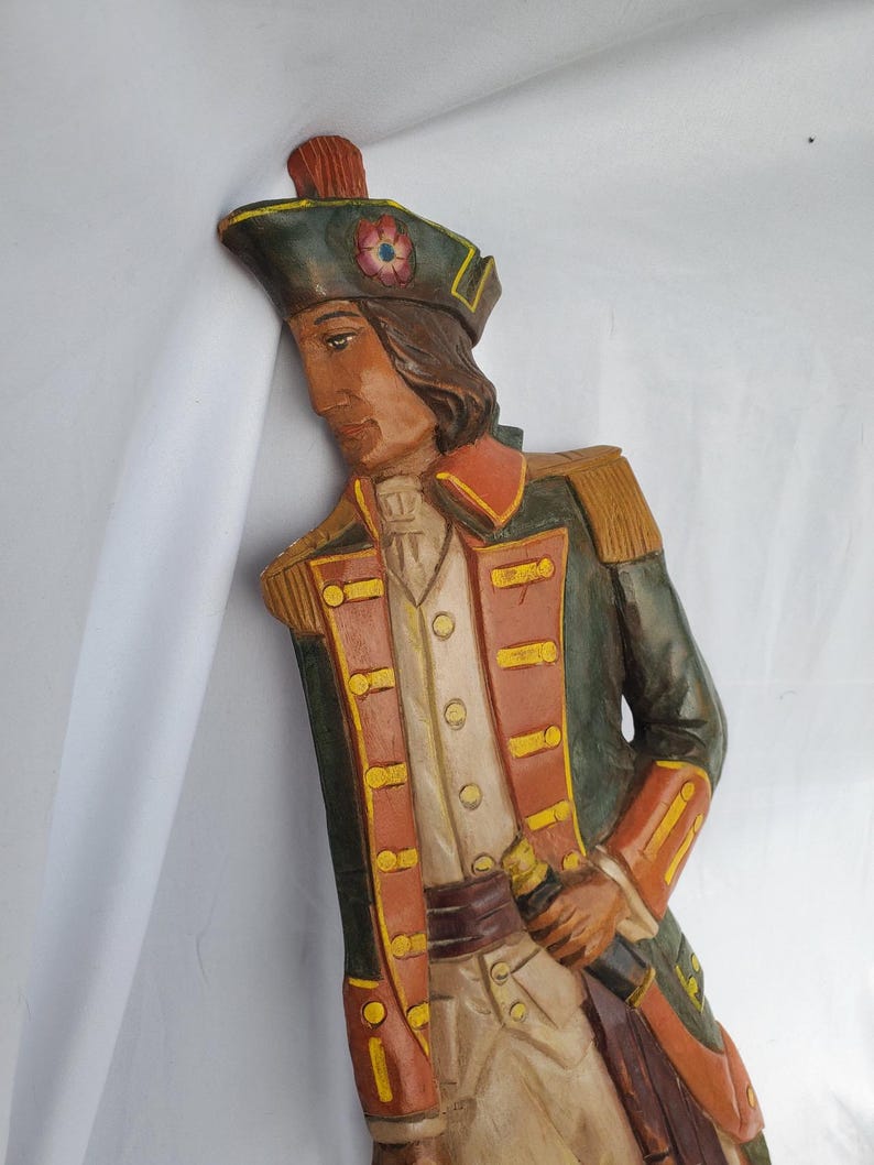 Wood Carving, Revolutionary Soldier - Etsy