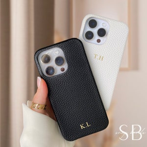 Personalized Leather iPhone Case for iPhone 17 Pro Max 16 15 14 Pro ...