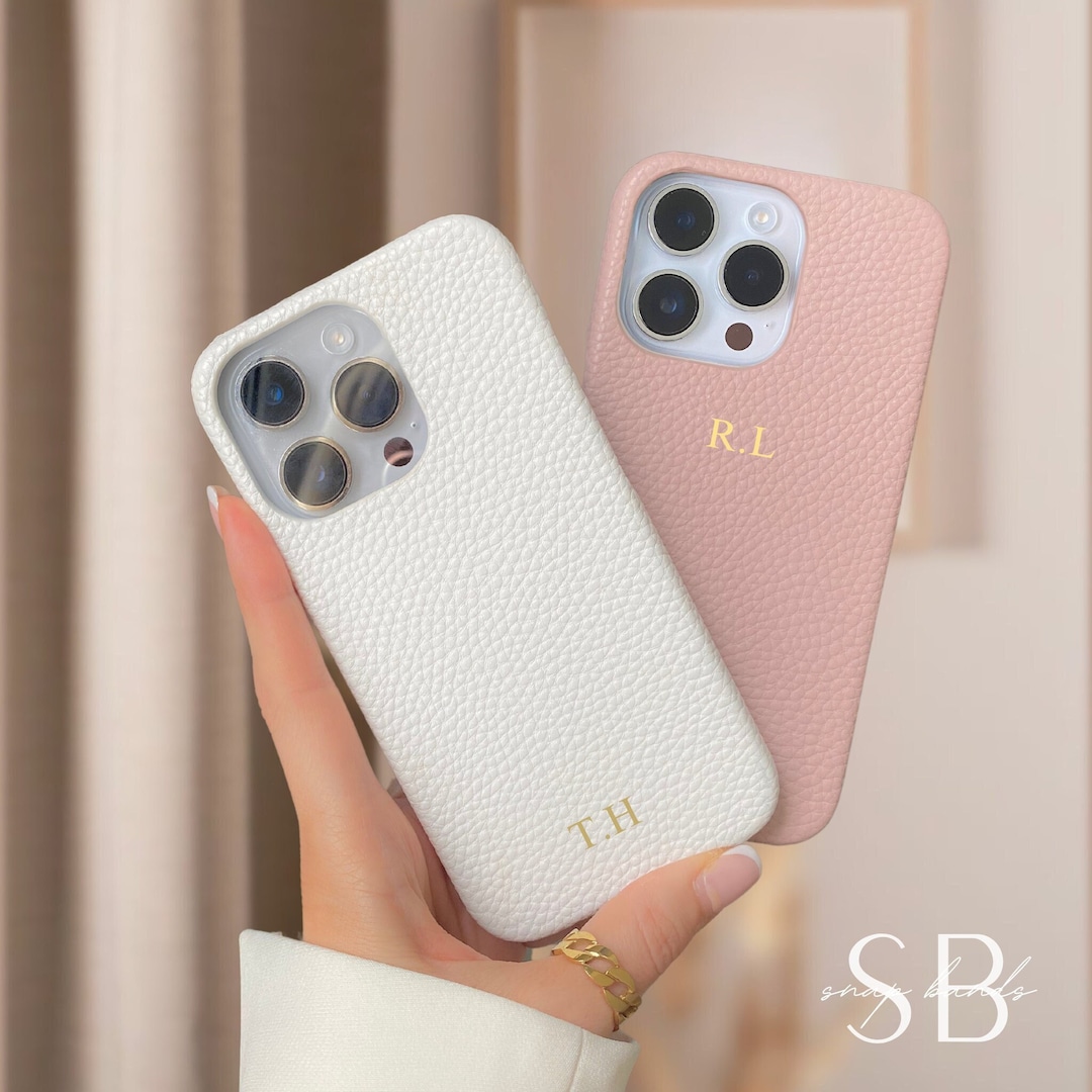 Personalized Leather iPhone Case for iPhone 17 Pro Max 16 15 14 Pro ...