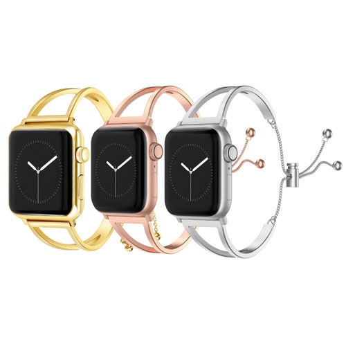 Gold Iwatch Bracelet/ Renno Metal Watch Band for Apple Watch - Etsy