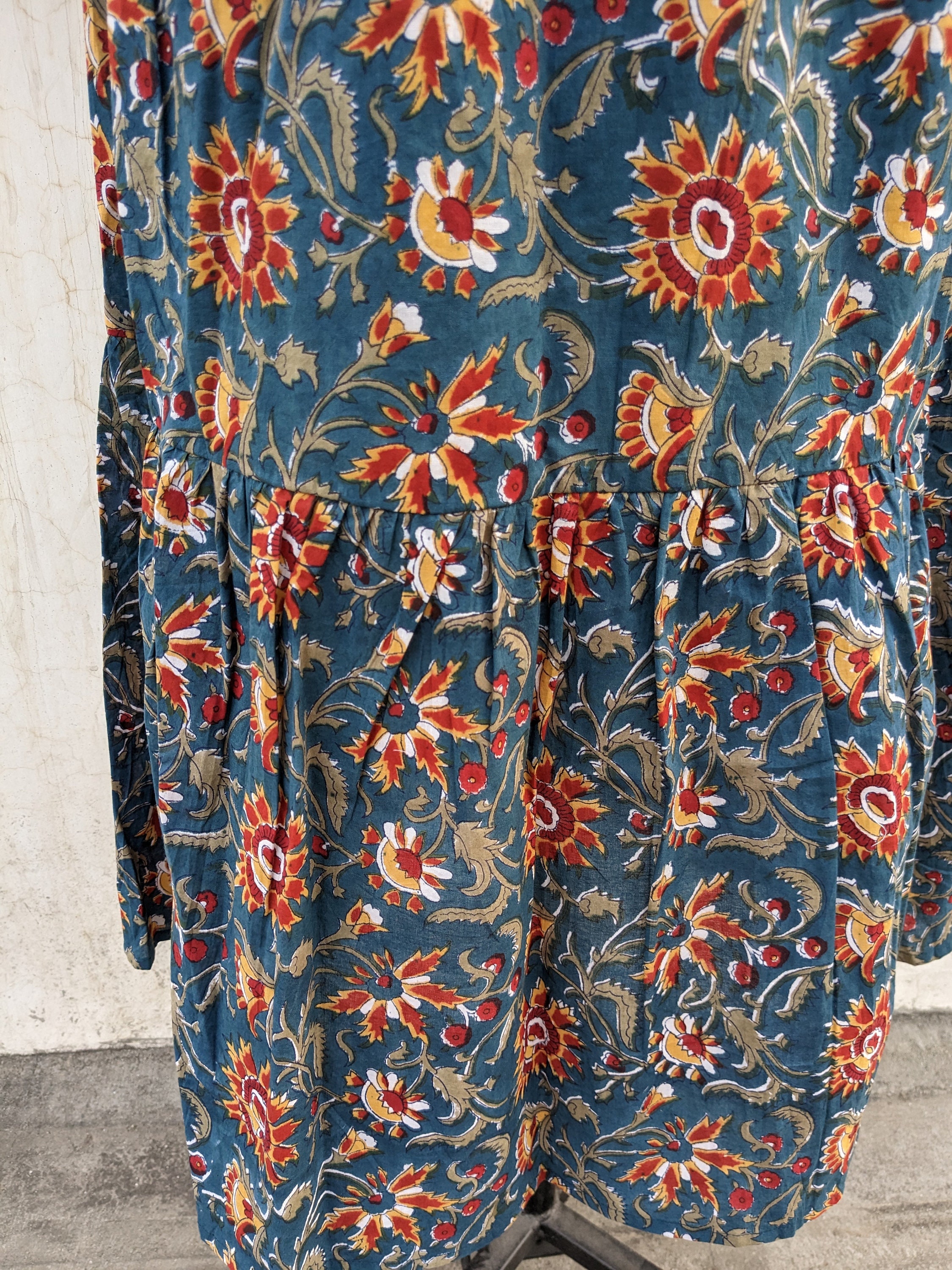 Hand Block Printed Dress Block Print Dress Indian Tunics - Etsy