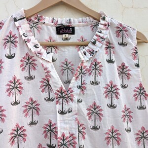 Hand Block Printed Dress| Summer Dress| Cotton Dress| Floral Print ...