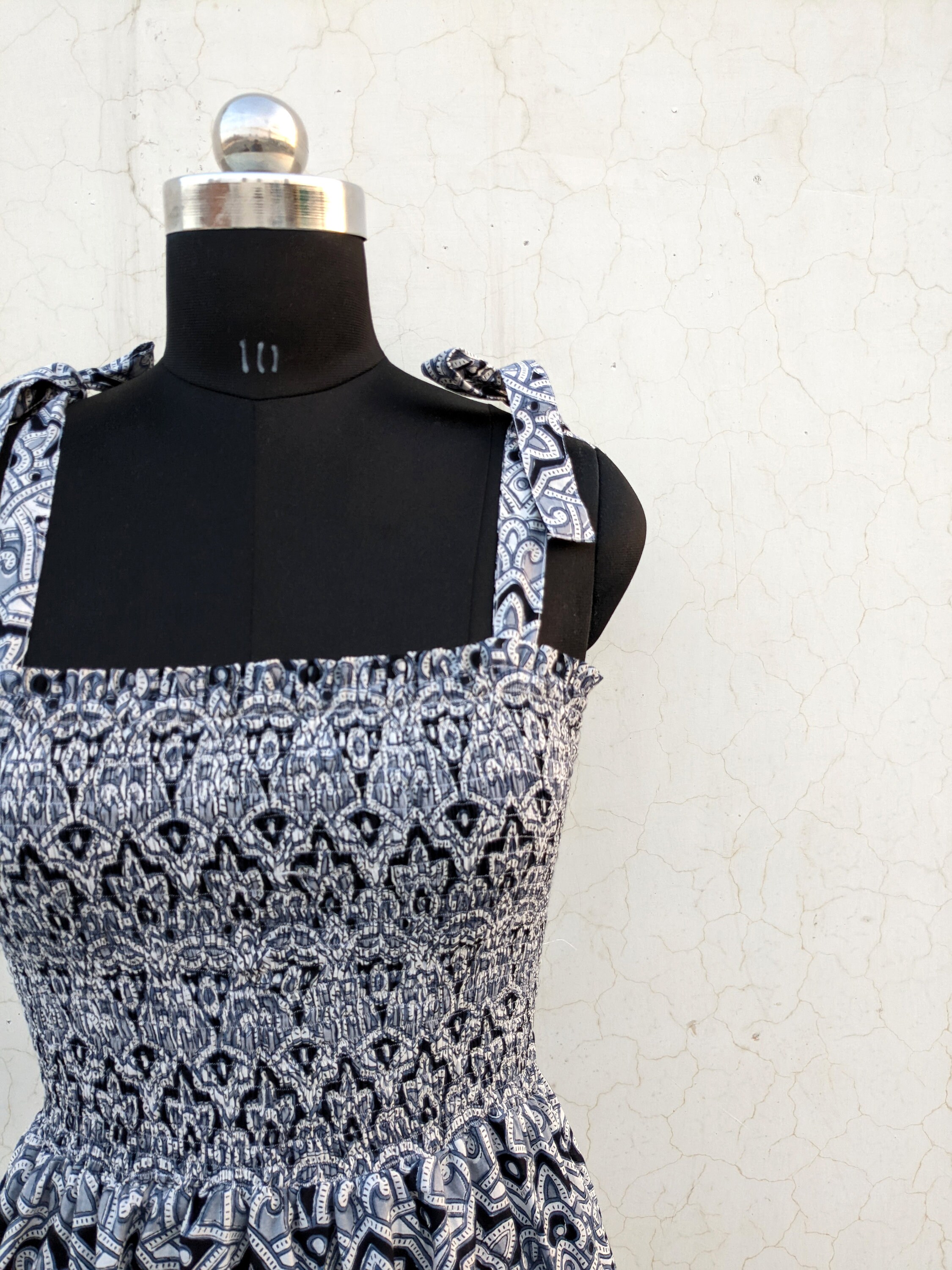 Hand Block Printed Dress Summer Dress Cotton Dress Floral Print ...