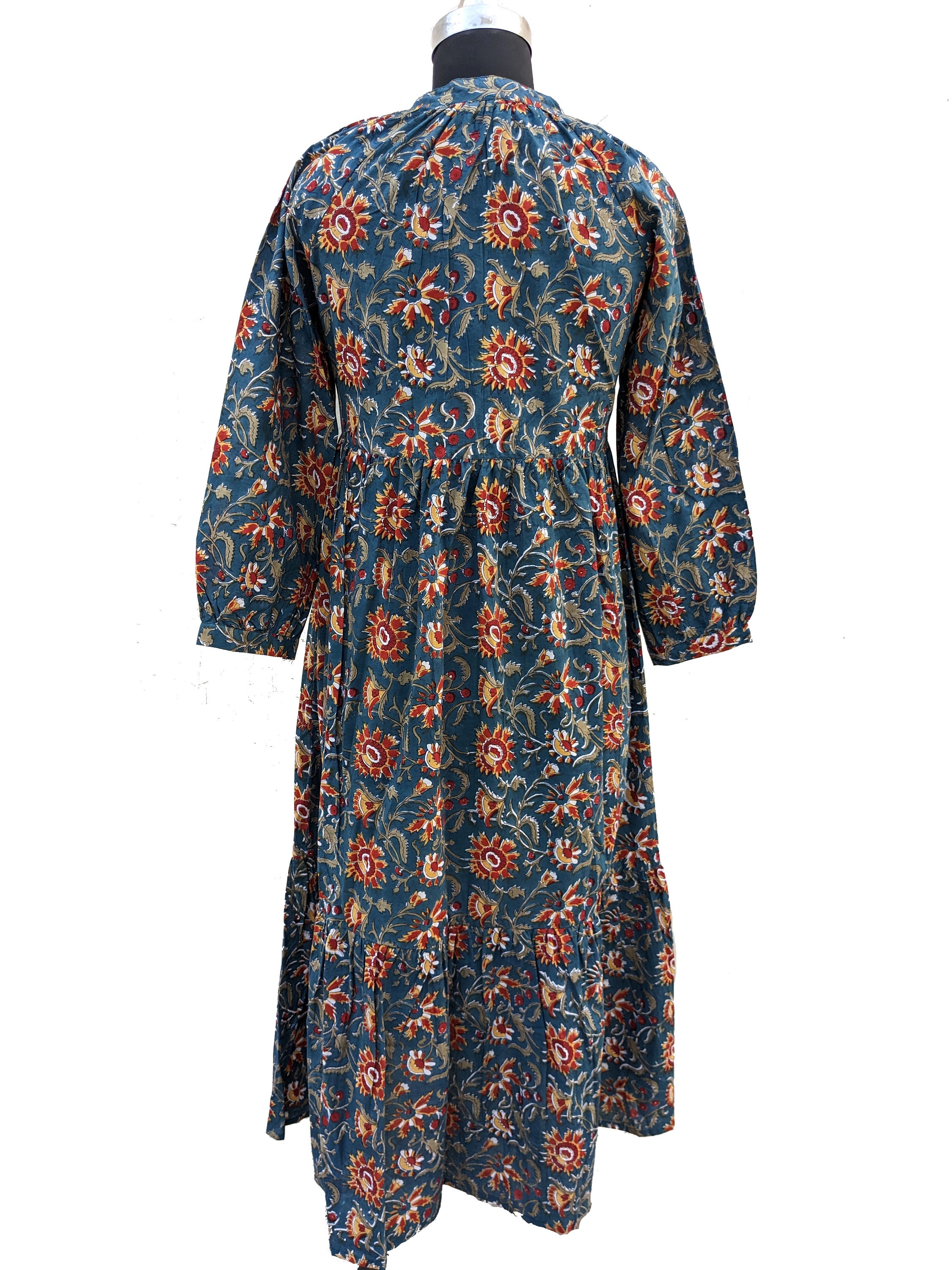 Hand Block Printed Dress Block Print Dress Indian Tunics - Etsy