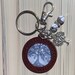 Tree of Life Keychain Silver Tone Wood Charm Original Artwork Tree ...
