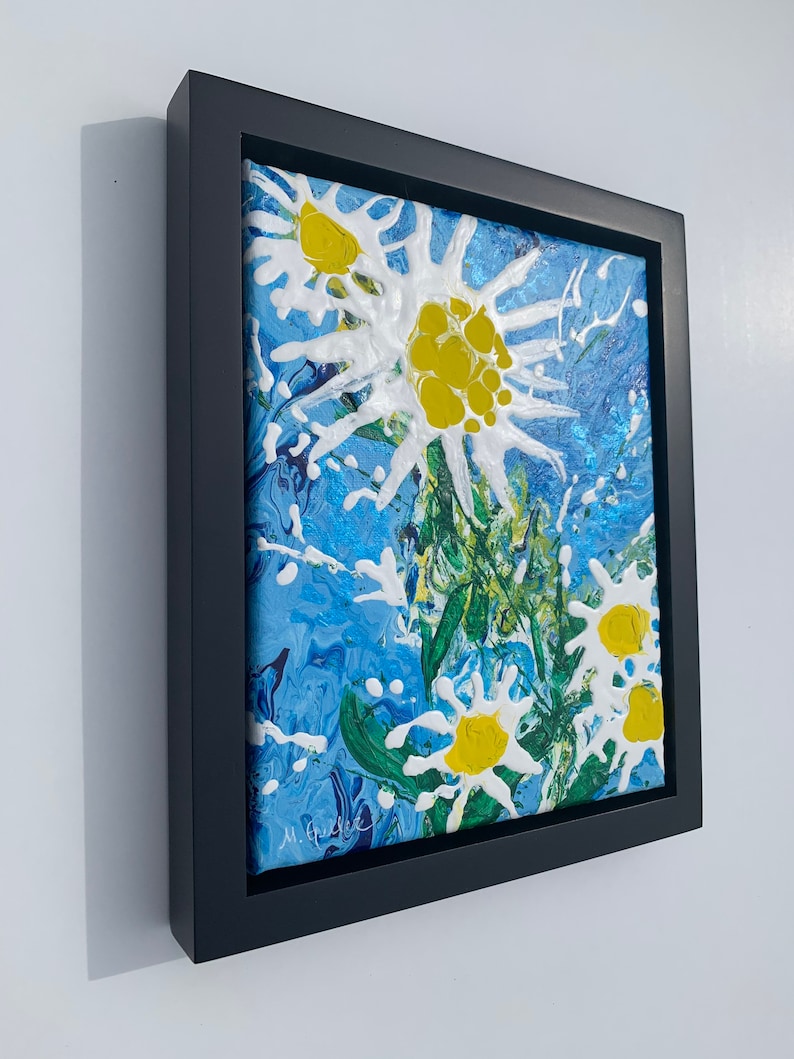 Crazy Daisy Original Acrylic 8x10 Painting - Etsy