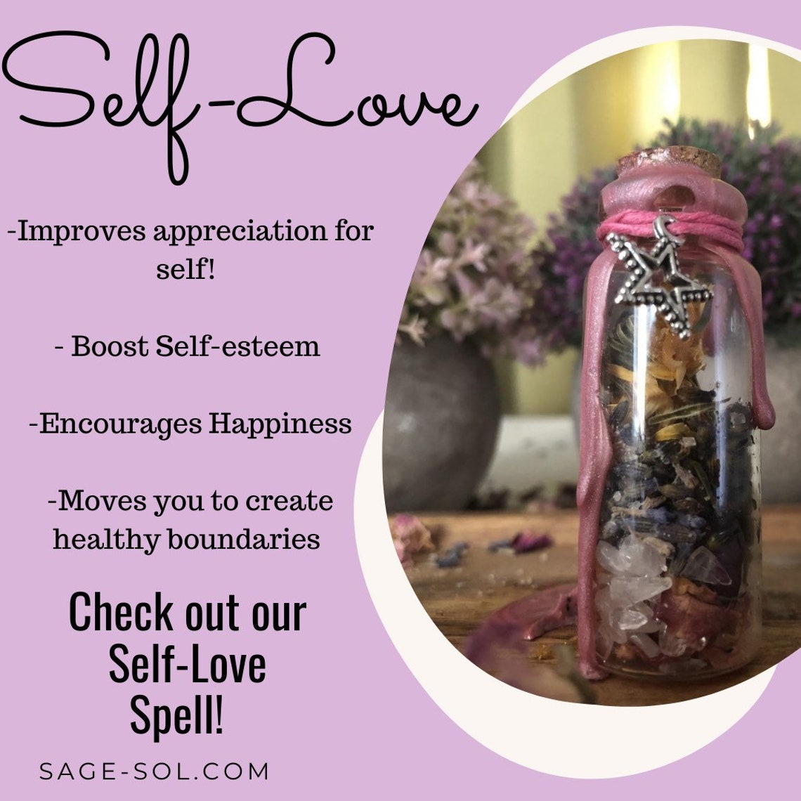 Self-love Spell Jar | Etsy
